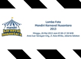 LOMBA FOTO MANDIRI KARNAVAL NUSANTARA 2013